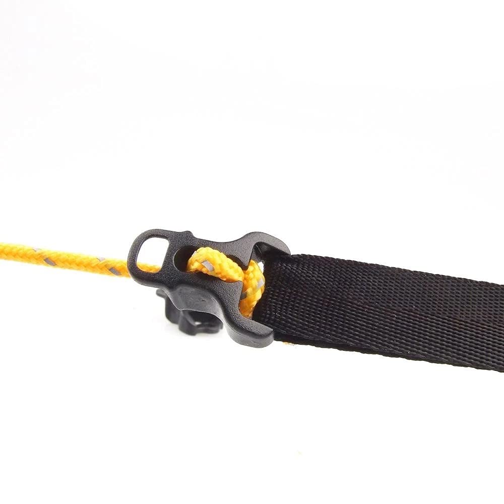 LMMDDP 30Pcs Camping Awning Tent Runner Stopper Cord Rope Tightener Tensioner Backpack Equiptment Accessories