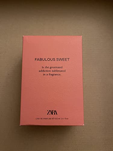 Zara FABULOUS SWEET EDP 100 ML (3.4 FL. OZ.). Eau de parfum. A lightly spiced, juicy fruit built around a bright pear note and sparkling facets of mandarin and pink pepper.