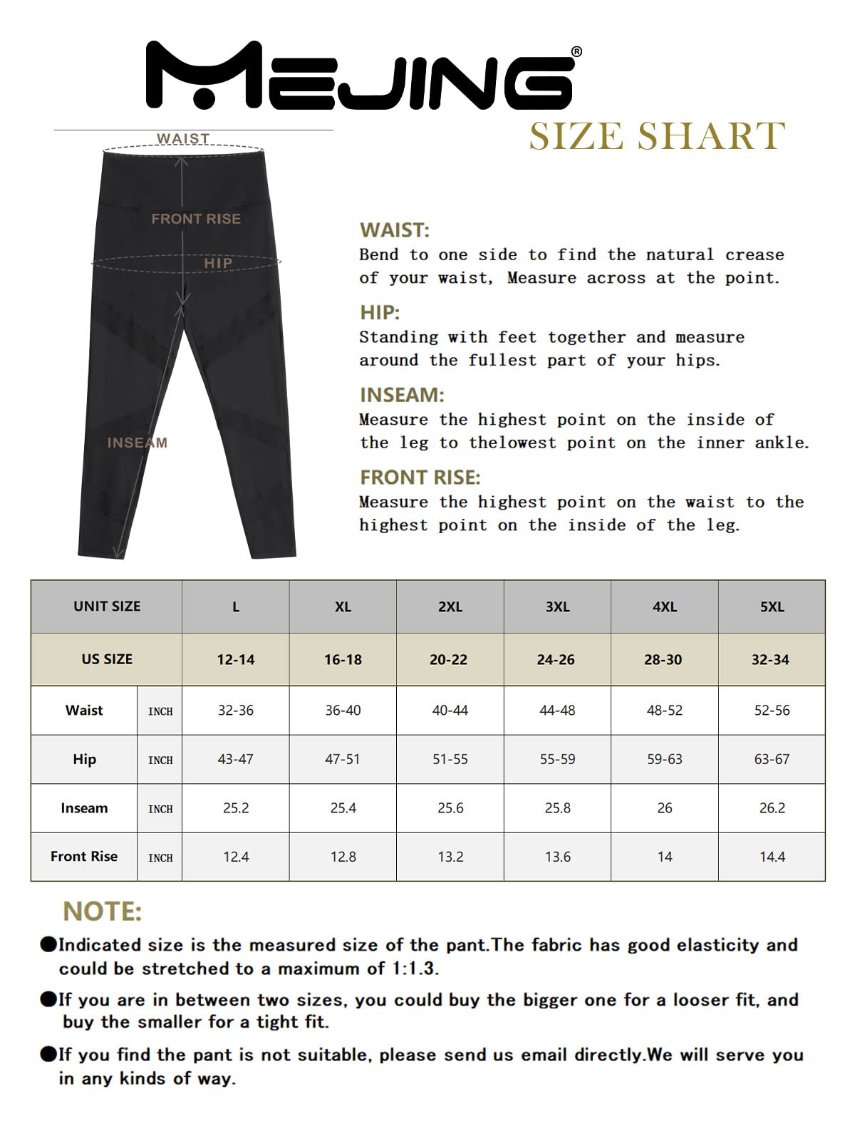 MEJING Plus Size Yoga Pants with Pockets, L-5X Mesh Workout Leggings for Women, High Waisted Tummy Control Activewear Black L