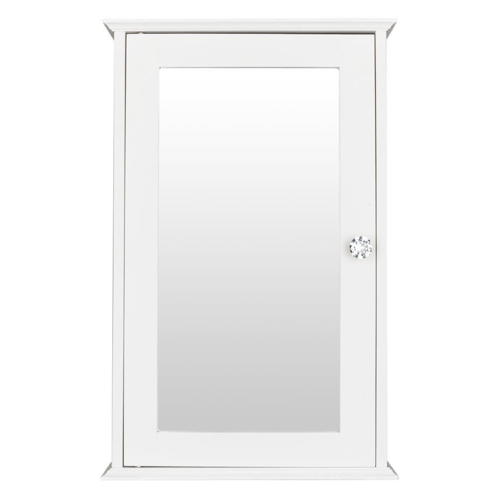 Wall-Mounted Bathroom Cabinet - Modern Storage Organizer with Mirrored Door for Laundry and Kitchen