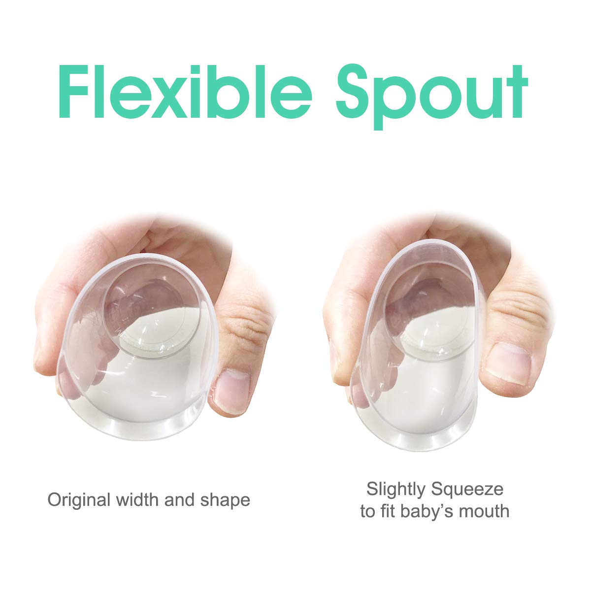 Maymom Baby Feeding Cup; Disposable Reuseable Baby Cup, Short Term Infant Feeding Cup; First Milk Collection Cup; 1 oz (6ct)
