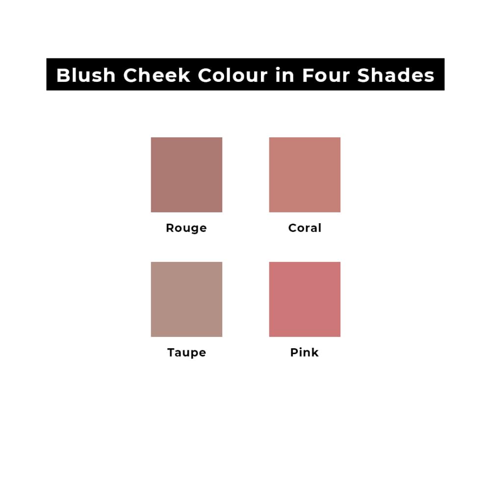 Lamel Blush Cheek Taupe Color Mini - Natural, Lightweight, Smooth, Blendable Powder - Enhances & Defines Shapes & Features - Shading & Contouring - 4 Universal Shades - β 404 (Taupe) - 3.8g / 0.13 oz