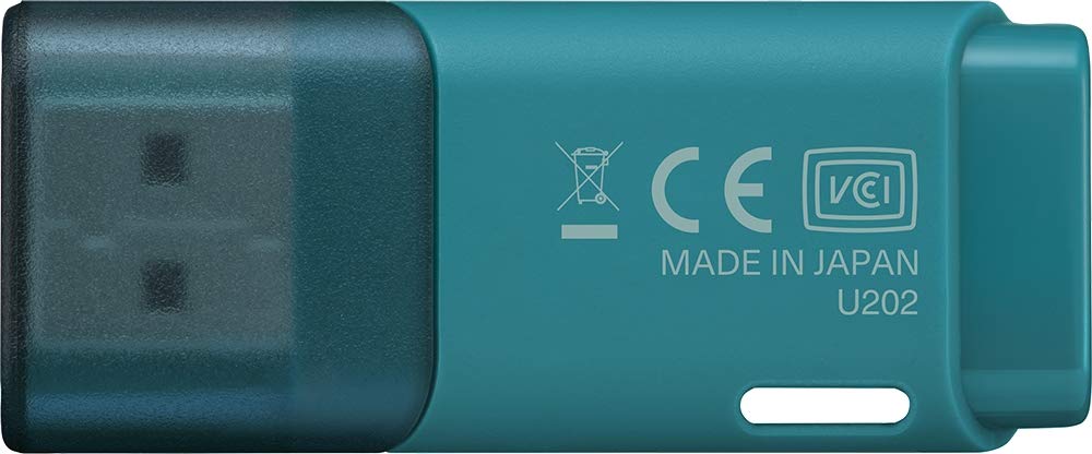 Kioxia U202 TransMemory 32GB USB2.0 Flash Drive Portable Data Disk USB Stick Light Blue LU202L032GG4