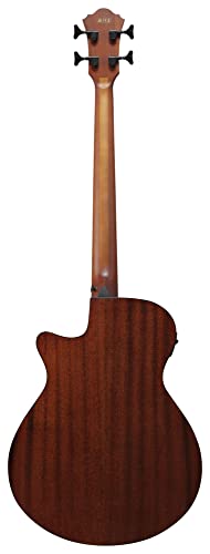 Ibanez AEGB24E Acoustic Electric Bass, Mahogany Sunburst Gloss