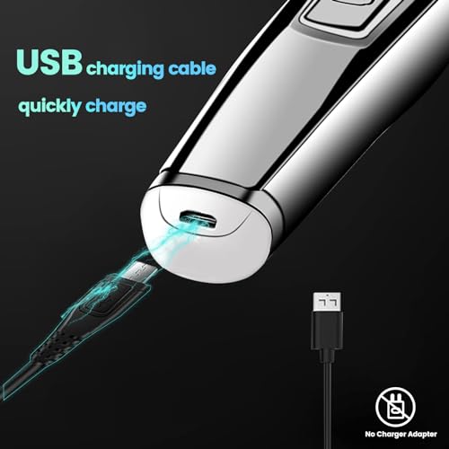 KEMEI Men's LCD Display Baldheaded Hair Clipper Professional Beard Hair Trimmer Tools Electric Haircut Cutter Machine Rechargeable Edger,Cordless and USB Rechargeable