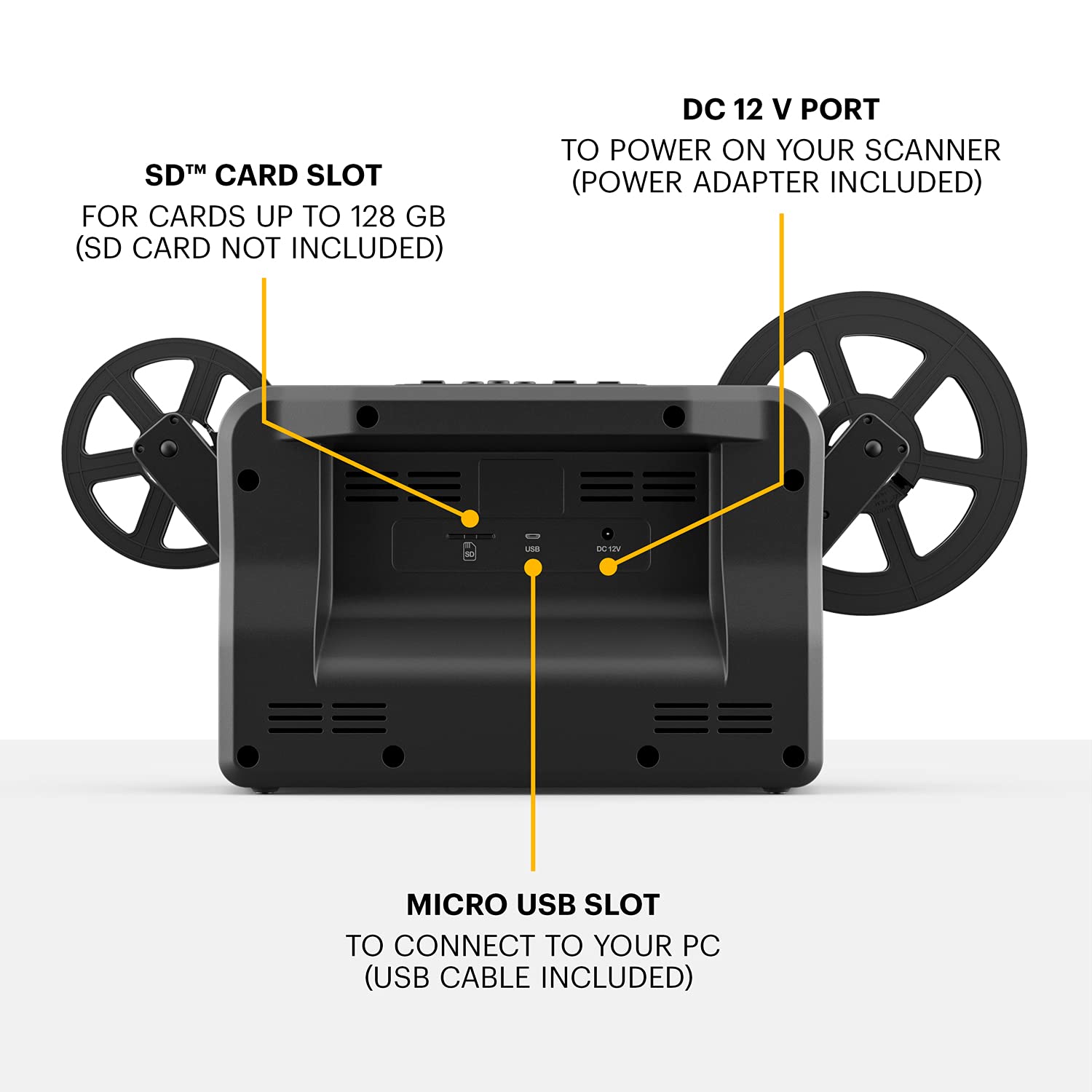 KODAK REELZ 8mm & Super 8 Films Digitizer Converter with Big 5” Screen, Converts Film to Digital MP4 Files