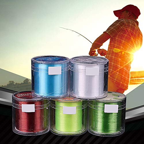 LEAQU 500m High Strength Wonderful Powerful Weave Angling Line Line Fish Green 2.0