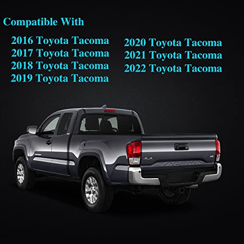 Left Driver Side Tail Light Housing Compatible with 2016 2017 2018 2019 2020 2021 2022 Toyota Tacoma Pickup Red Lens Replace 81560-04170
