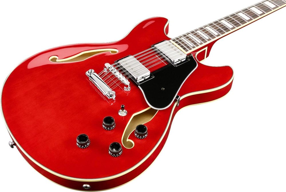 Ibanez Artcore AS7312 Semi-Hollow 12-String - Transparent Cherry Red