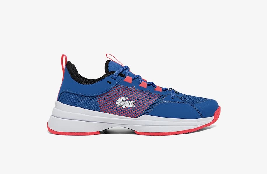 Lacoste Women's AG-LT21 Tennis Shoes, Blue/White (us_Footwear_Size_System, Adult, Women, Numeric, Medium, Numeric_8)