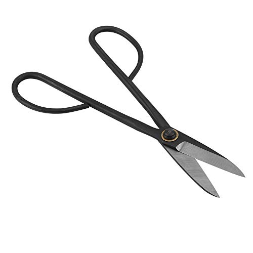 Multifunctional 205mm Long Handle Steel Bonsai Scissors Pruning Shear Bud Leaves Trimming Tool Garden Equipment for Bud Trimming, Thinning and Bonsai Defol