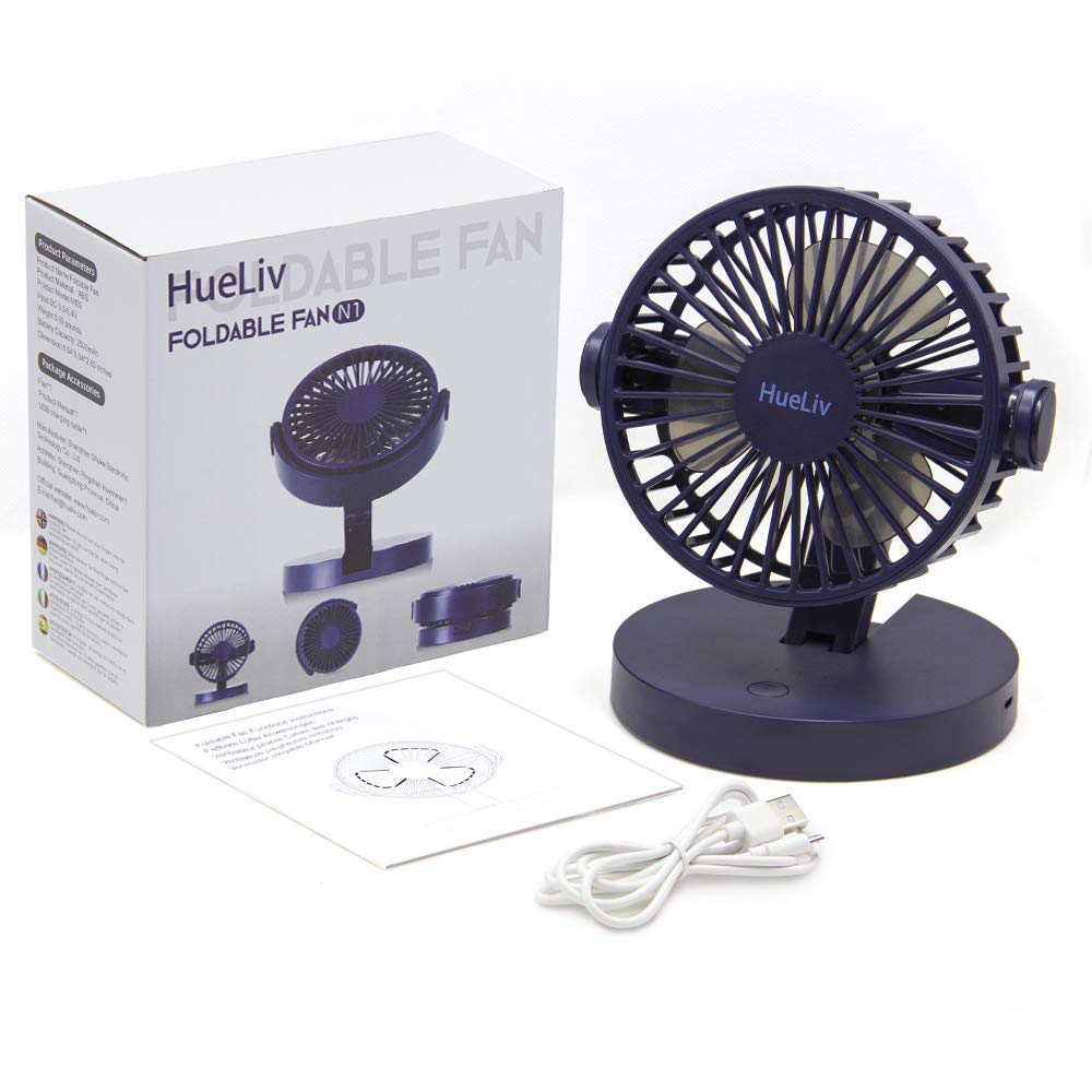 HueLiv Car Fan 12V