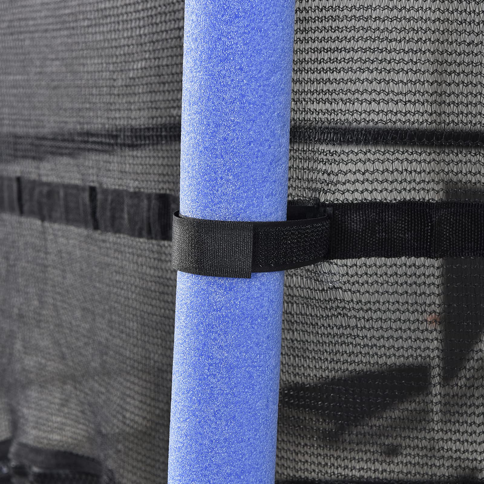 MengK FCH Kinder Trampolin Jumper 140 cm mit gepolsterten Stangen und Sicherheitsnetz, Blau