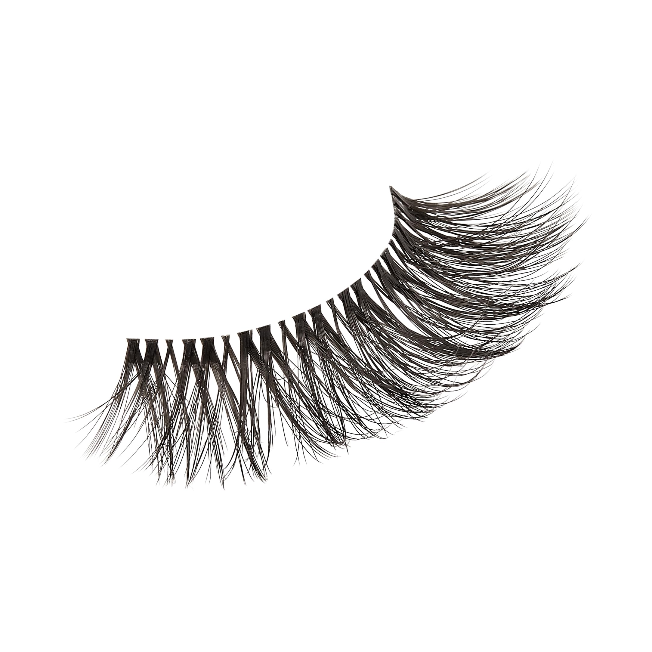 KISS Lash Couture The Muses Collection False Eyelashes, Duchess', 16 mm, Handmade, Refined Faux Silk, Contact Lens Friendly, Easy to Apply, Includes 1 Pair Reusable Strip Lashes
