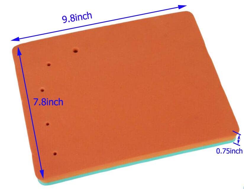 Large Fondant Foam Pad Flower Forms Pad 5 Holes Sponge/Gum/Chocolate/Clay Modeling Tools Drying Tray for Sugarcraft, Cake Decoration, Handmade, DIY