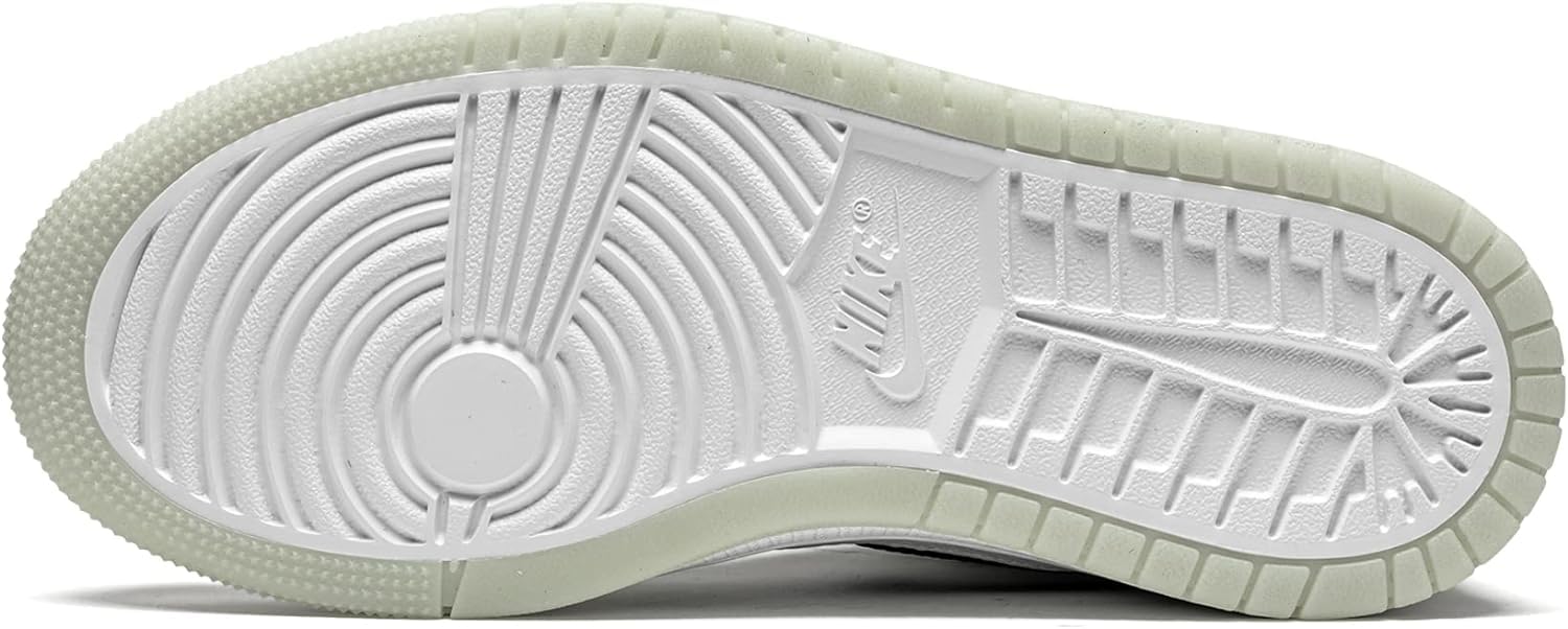 Jordan Nike Women's WMNS Air 1 Zoom CMFT Light Bone, Sea Glass/Black/White, 11W