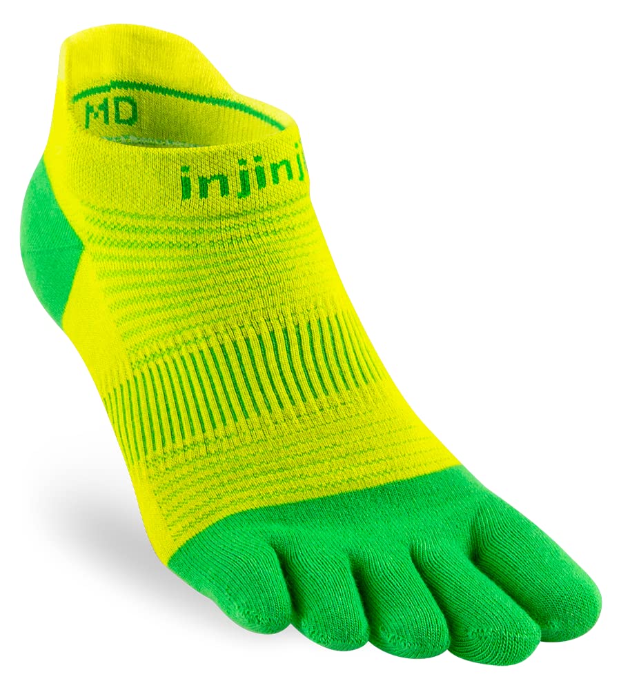 Injinji Run Lightweight No-Show (Medium, Black)