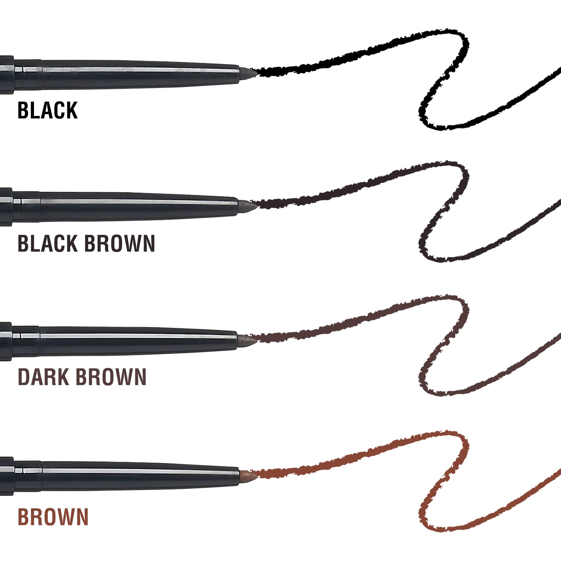 KISS NEW YORK Pro Intense Gel Eyeliner with Built-in Sharpener, Waterproof, Smudge-proof, Long Lasting Gel Eyeliner Pencil (Black)