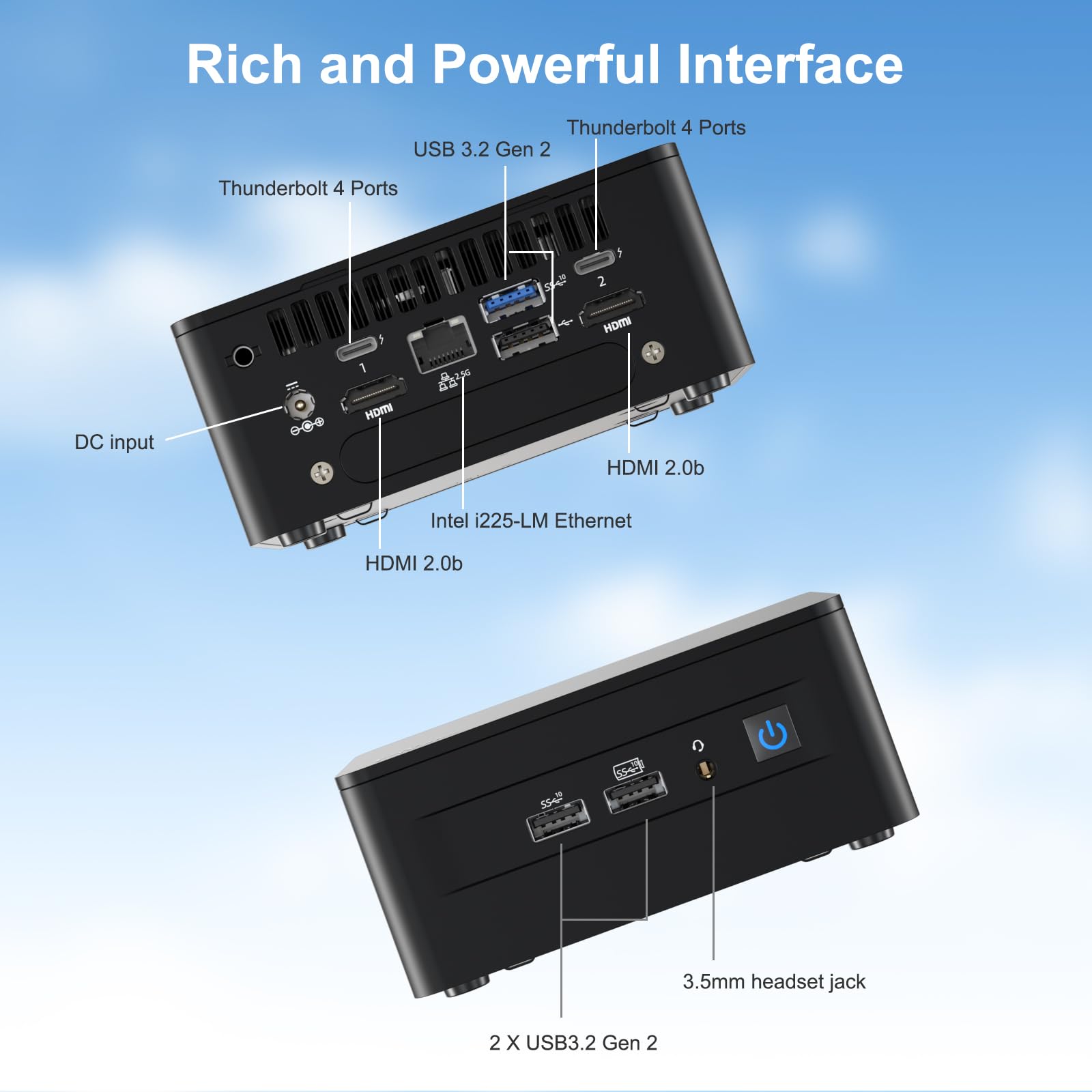 Intel NUC 12 Barebone Mini PC, Newest 12th Gen Core i5-1240P (12 Cores & 4.4GHz), Intel Mini Computer with WiFi 6E, 8K, Vesa Mounting Bracket (No RAM, No SSD, NO OS, Added Components Needed)