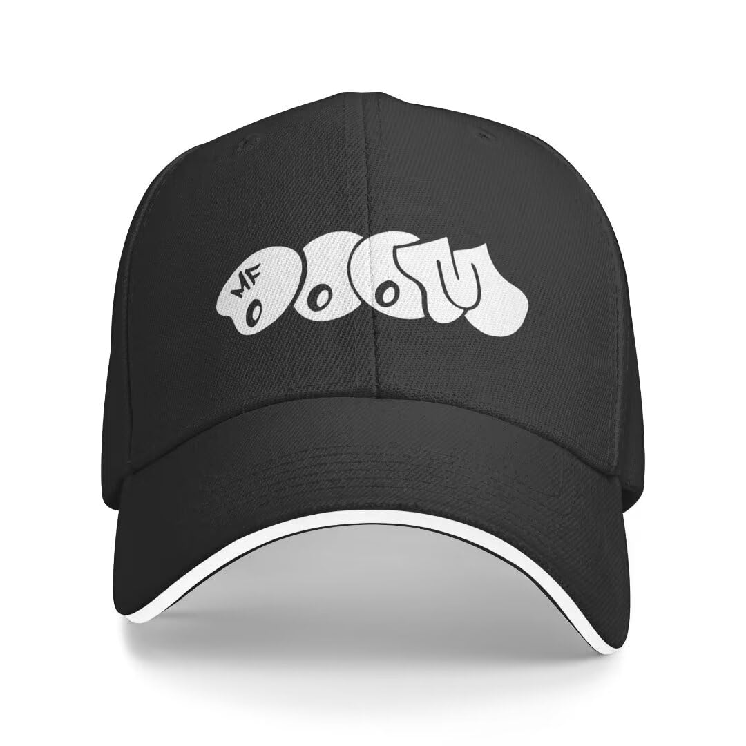MF Doom Hat Hip-Hop Rap Dad Hat Men Women Unisex Baseball Cap Adjustable Caps Black