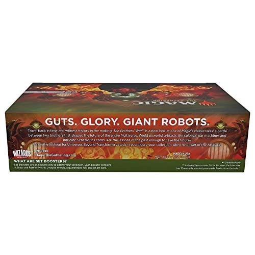 Magic The Gathering The Brothers’ War Set Booster Box | 30 Packs (360 Magic Cards)