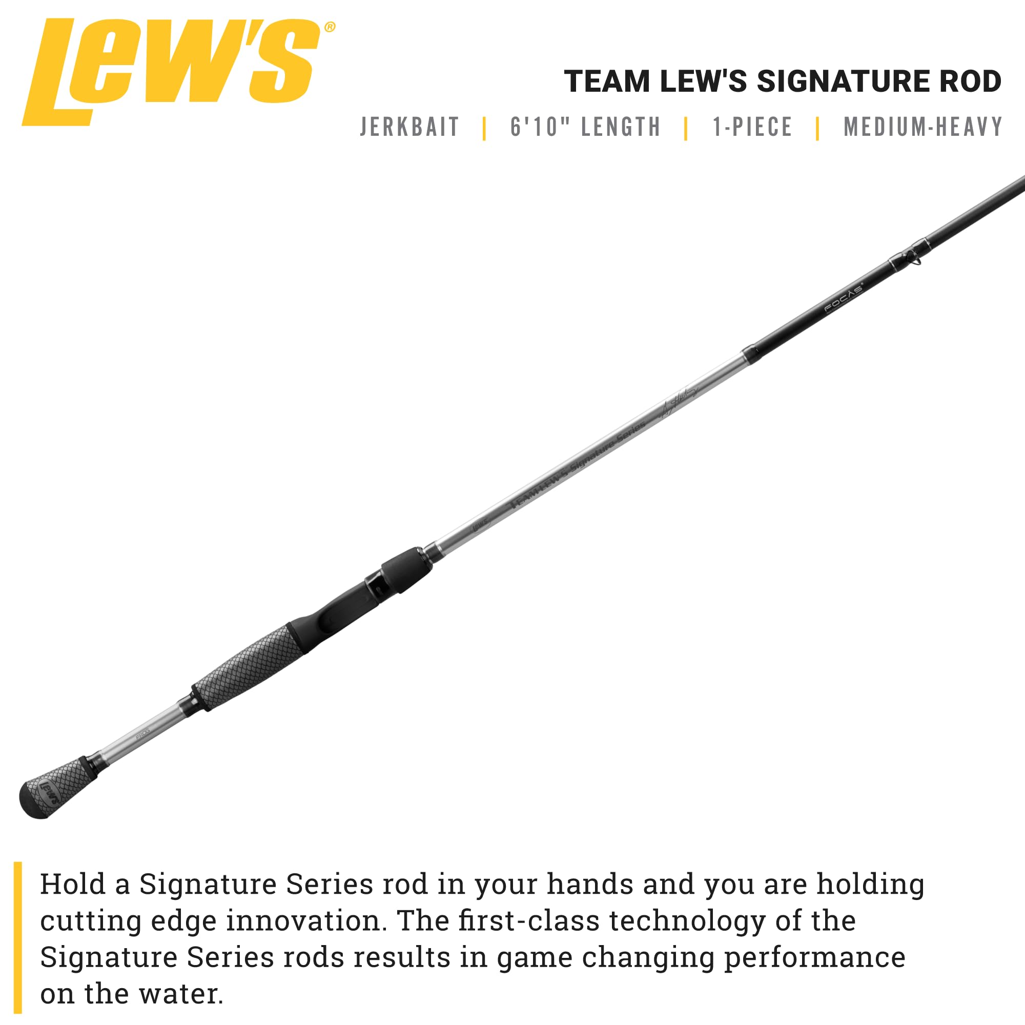 Lew's Team KVD Jerkbait 6'10"-1 Med HVY Cast
