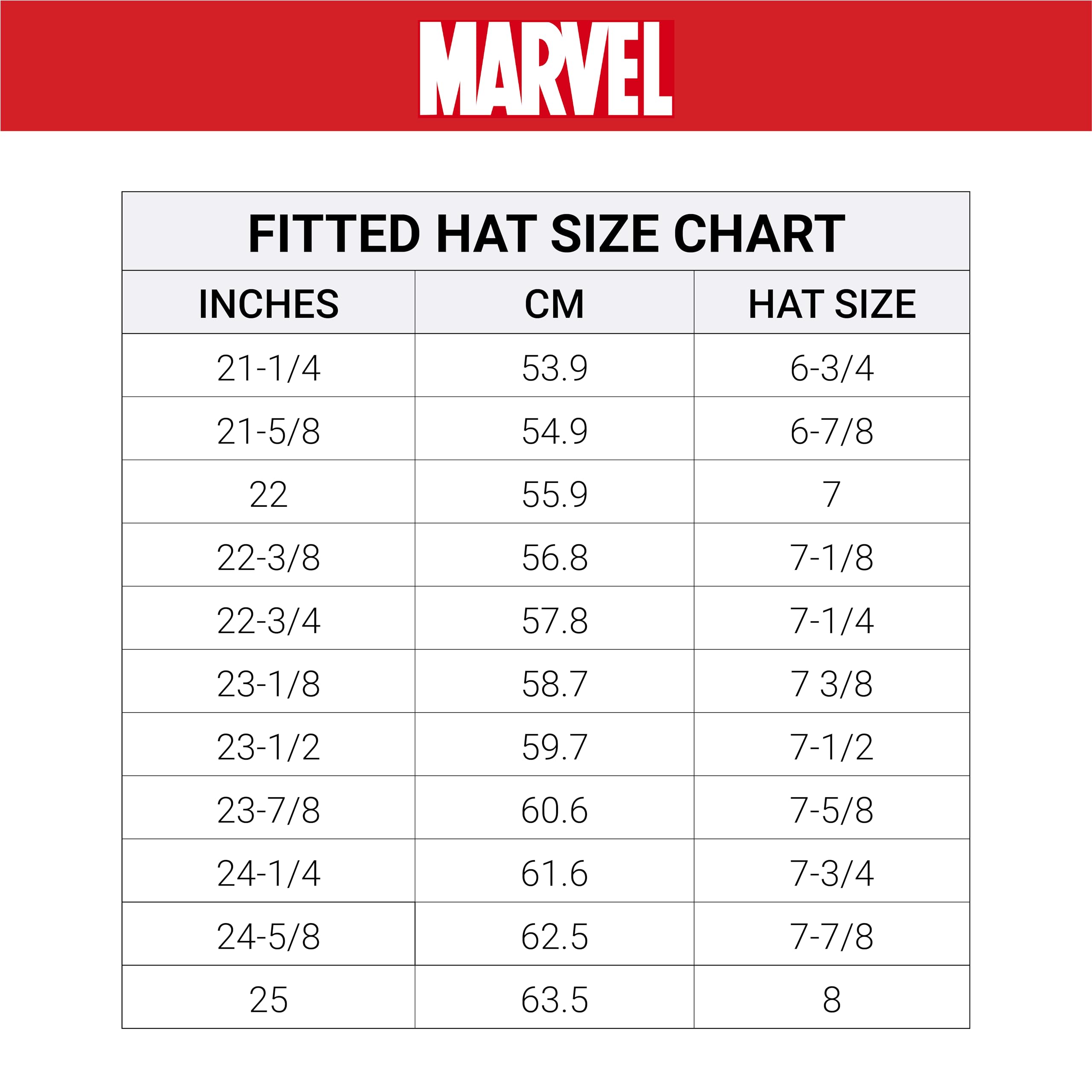 Marvel Captain America Fashion Fitted w/Pin Flat Bill Cap (Black/Red, 7 3/8)