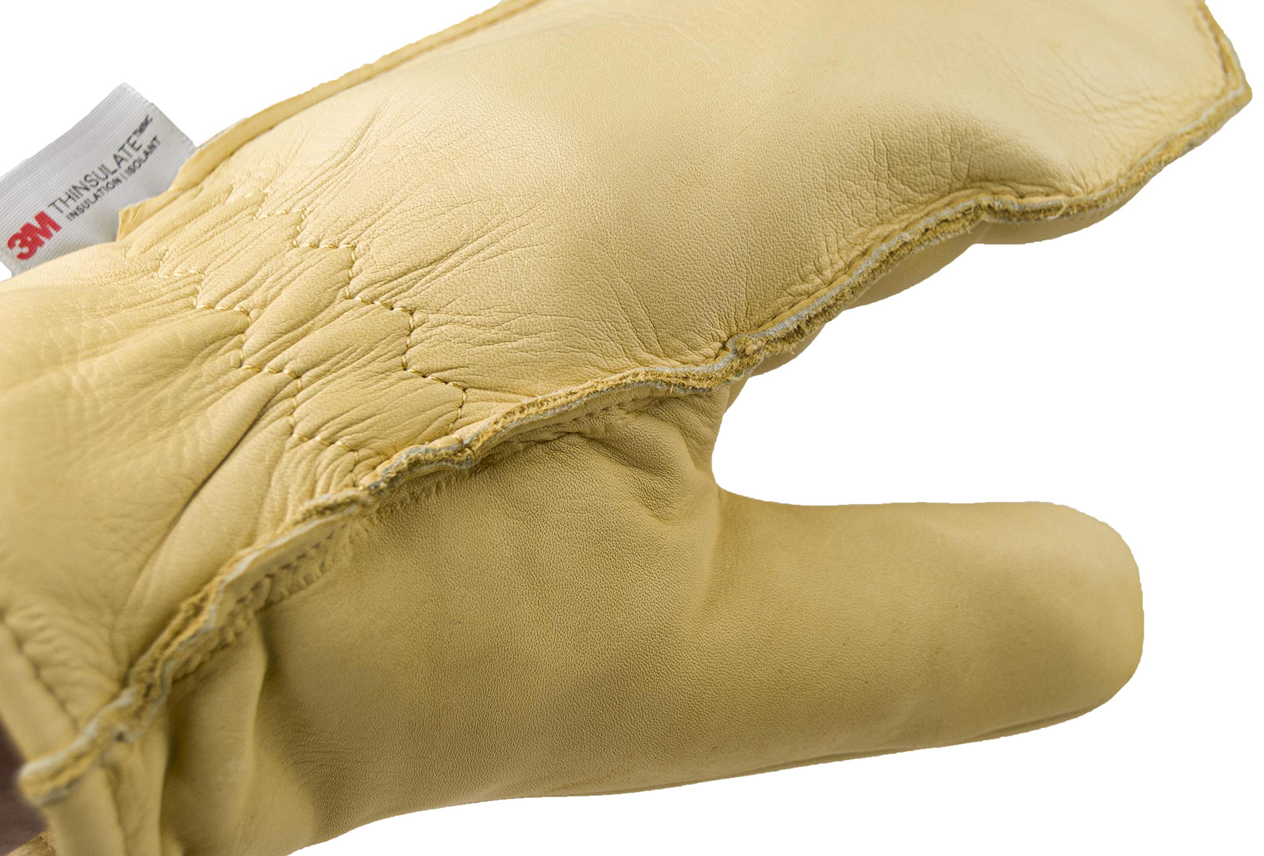 Illinois Glove Company Winter 3M Thinsulate™ Lined Premium Leather Chopper Mittens Style 501 (2X-Large)