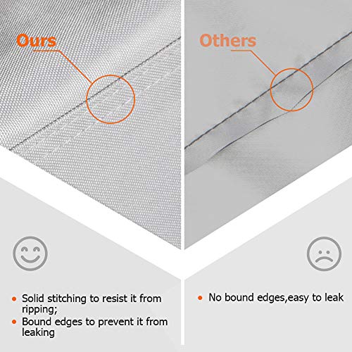 iCOVER Boat Folding Seat Cover-2 Pack 600 Denier Canvas Waterproof Heavy-Duty Weather Resistant Material Trailerable Fishing Chair Cover