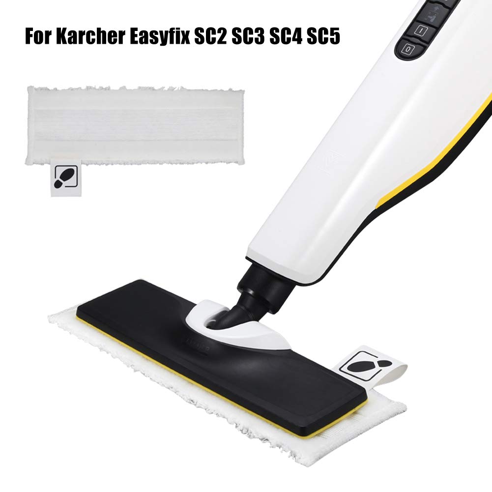 LVOERTUIG Microfibre Cloth Cover Pads Fit for Kaercher EasyFix SC2, SC3, SC4, SC5 Steam Cleaner (Pack of 6)