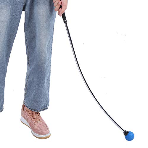 Keenso 1 Pcs A363 Golf Swing Trainer Blue Golf Curves Swing Practice Stick Rubber Trainer Sports Training Equipments Golf