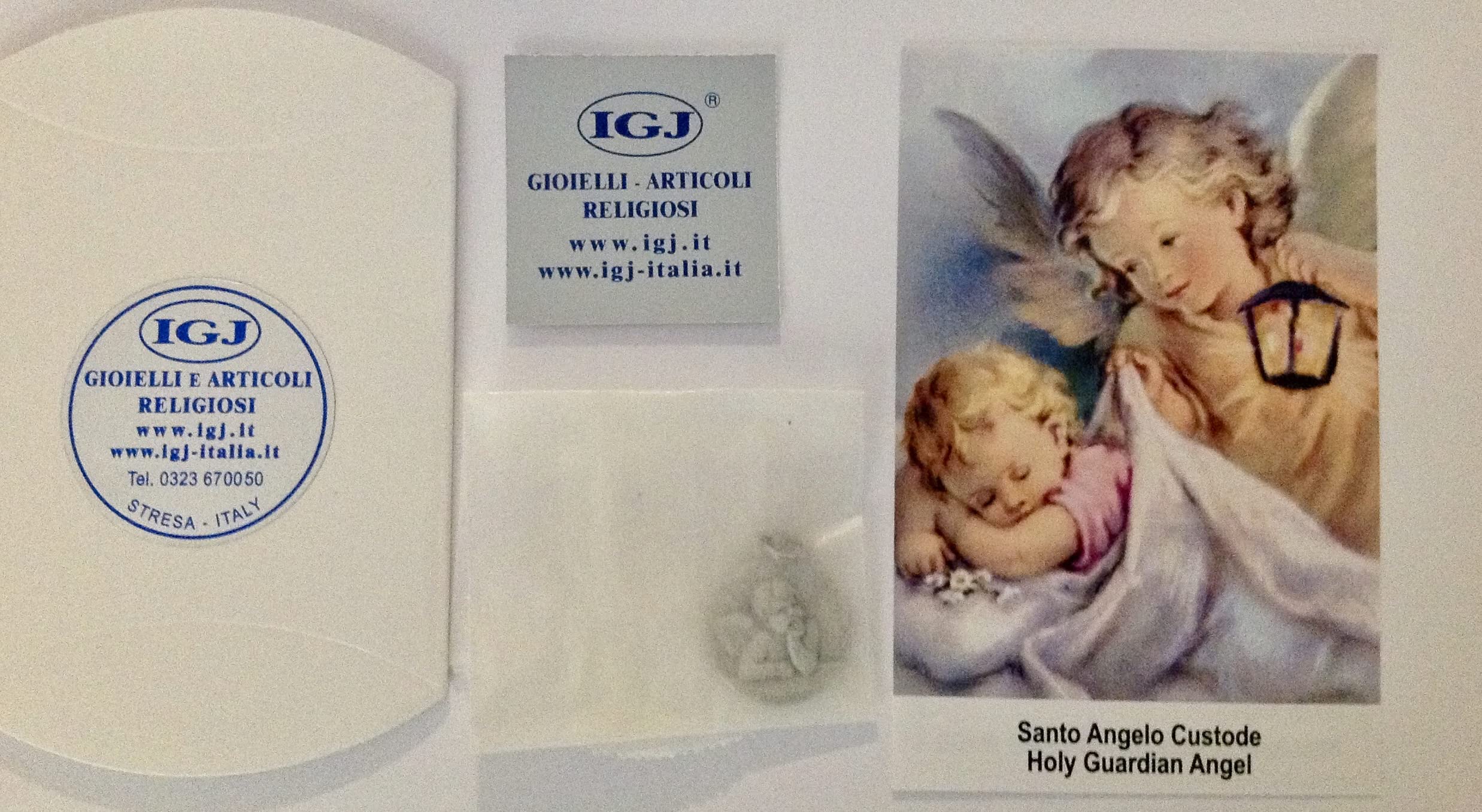 I G J The Saint Guardian Angel Medal - The Patron Saints Medals