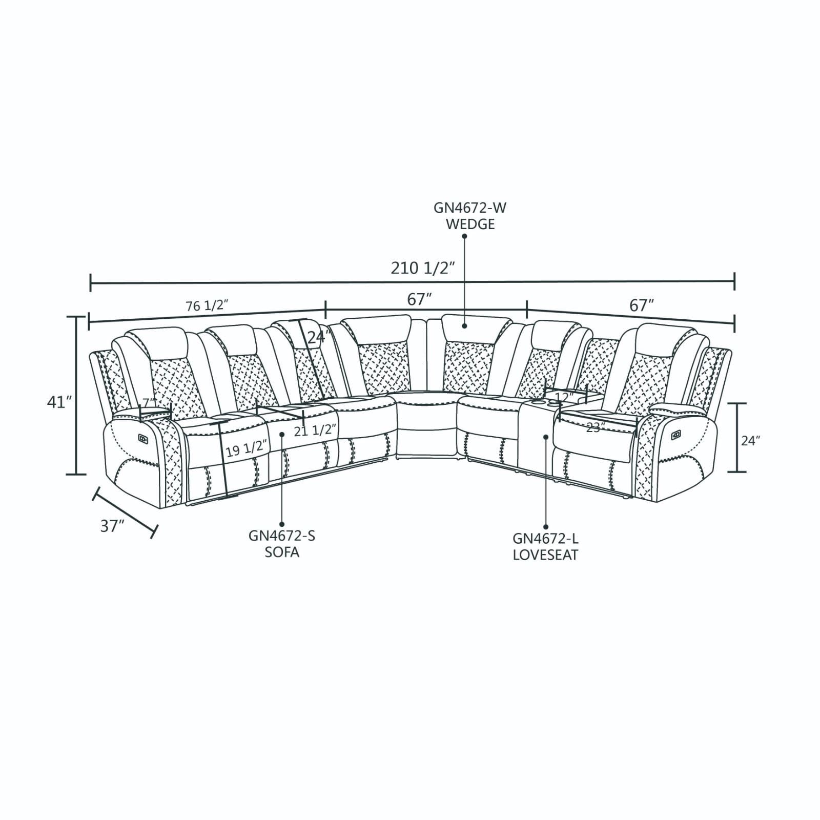 We Own High-end Atmospheric Solid Wood Recliner Sofa, Soft Filling Brings Unparalleled Comfort, Flexible Adjustment to Meet Various Needs