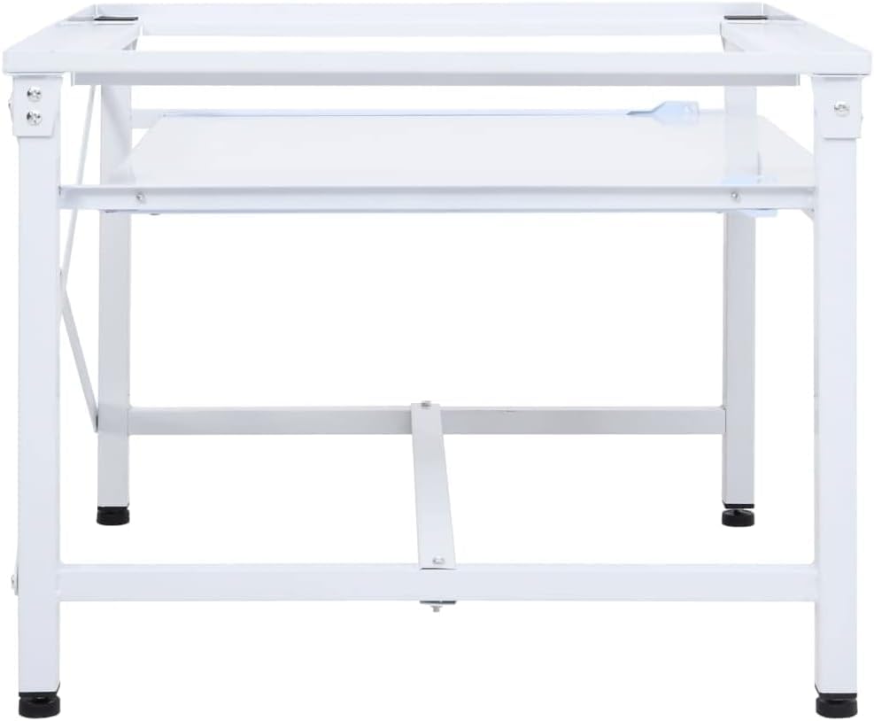 INLIFE Double Washing and Drying Machine Pedestal White 27.2" x 27.2" x 21.3" (W x D x H) Load capacity: 220.5 lb