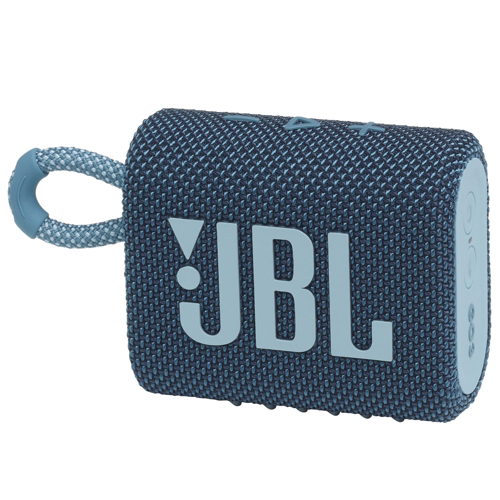 JBL GO 3 Waterproof Ultra Portable Bluetooth Speaker Bundle with gSport Deluxe Hardshell Case (Blue)