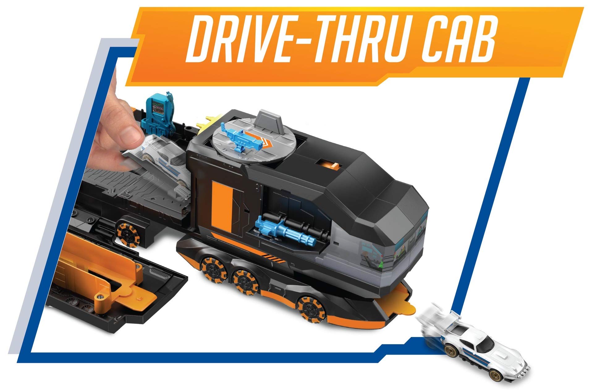 Hot Wheels Fast & Furious Spy Command Hauler Play Set Transporter Great gift idea for kids ages 4 and older