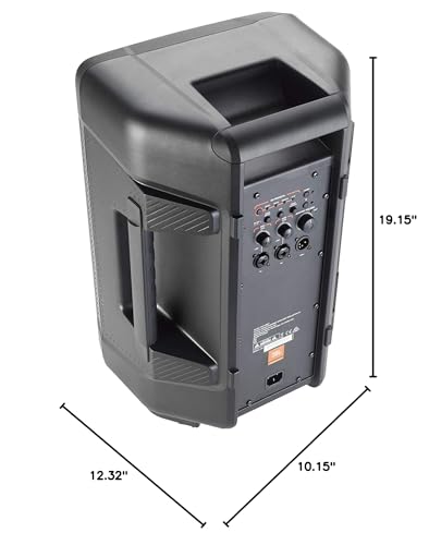 JBL Professional IRX108 Powered Portable Speaker with Bluetooth, 8-Inch, Black