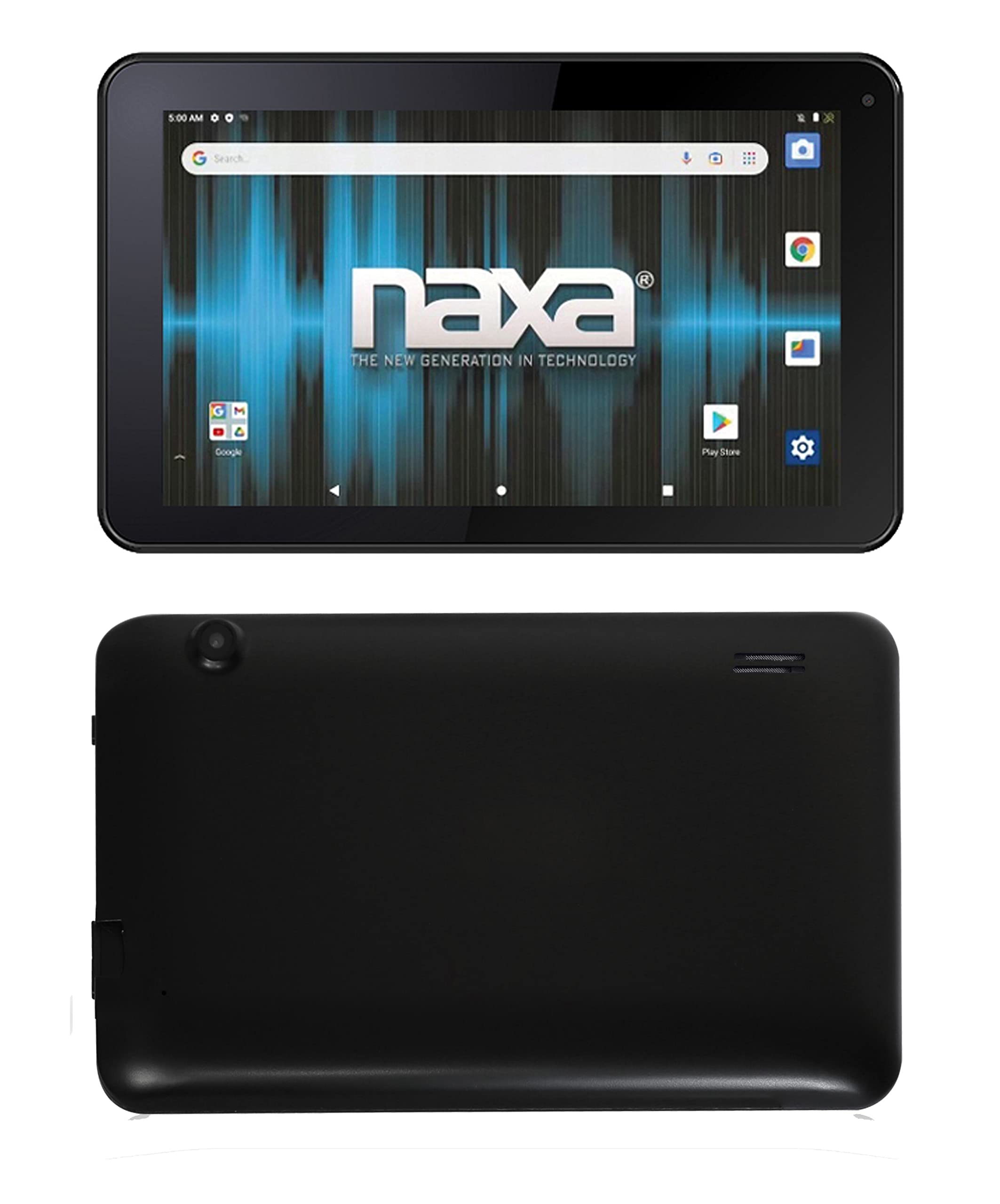 Naxa Electronics NID-7022 Android 11 Tablet with 7” HD TN Screen and Pouch 1.6 GHz Quad Core Processor, 2GB Ram, 16GB Storage, Front and Rear Cameras, Speaker and Microphone, Black