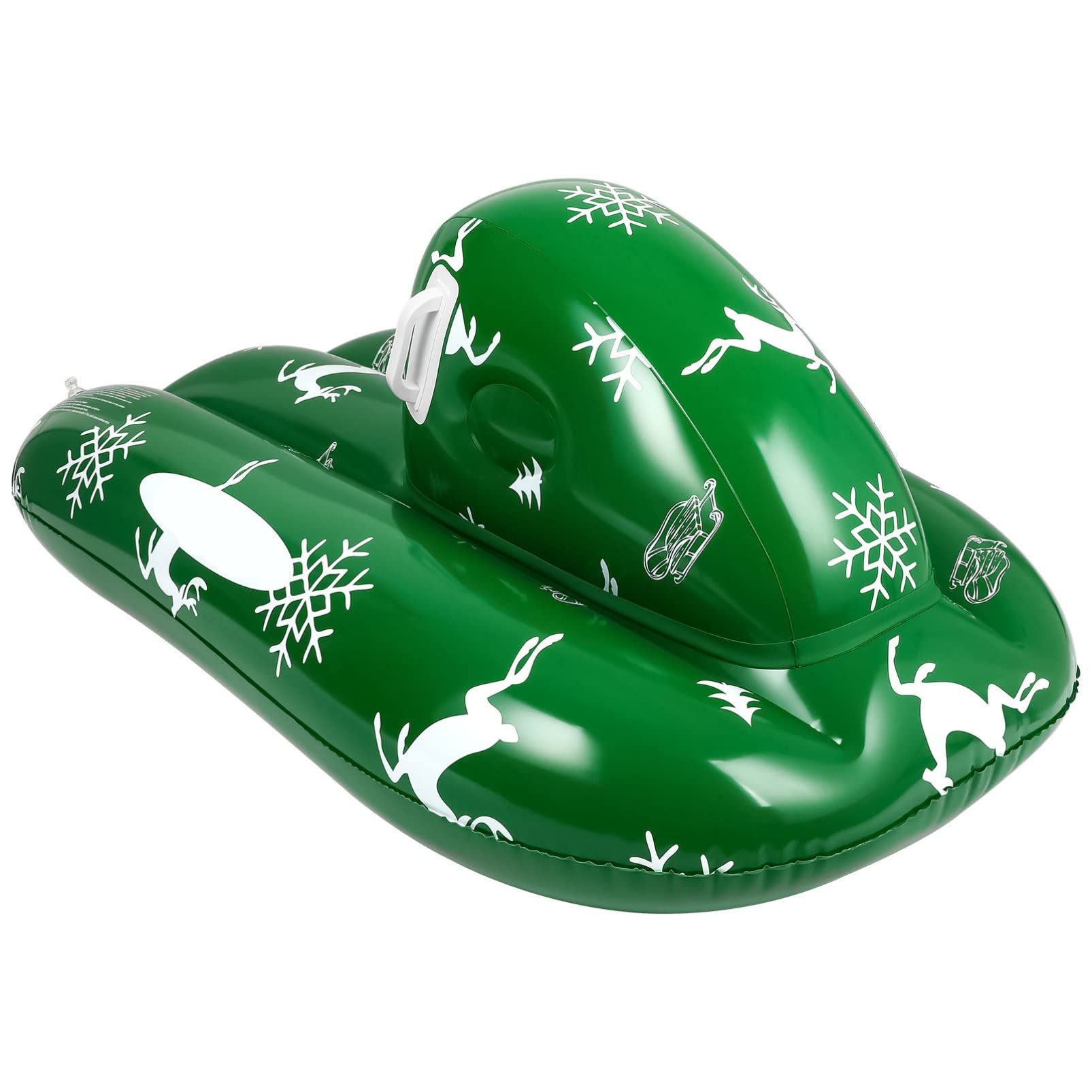 LIOOBO Inflatable Snow Sled Snowmobile Wearproof Snow Sled Snow Tube Winter Christamas Gift