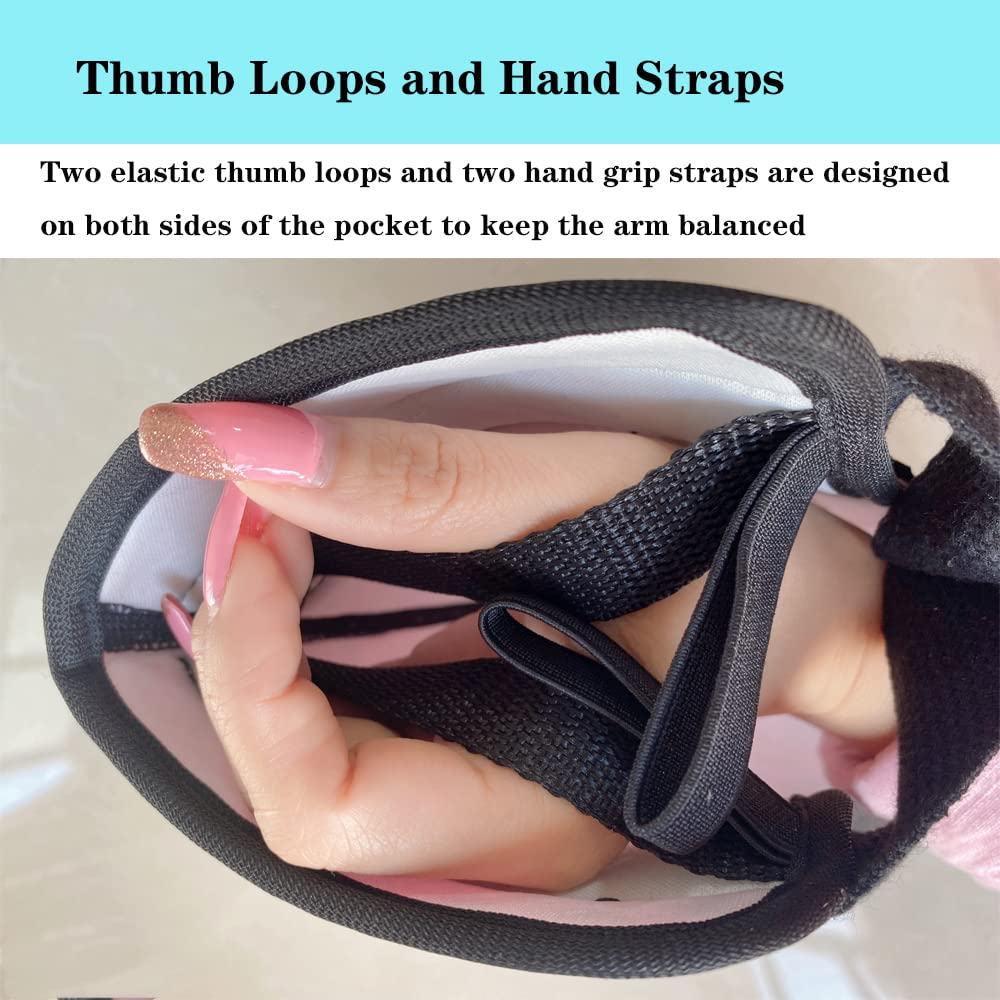 Ledhlth Soft Foam Arm Sling Red Leopard for Shoulder Kids Toddler Arm Support Brace for Broken Collarbone Children Shoulder Immobilizer for Shoulder Injury (Kids S)