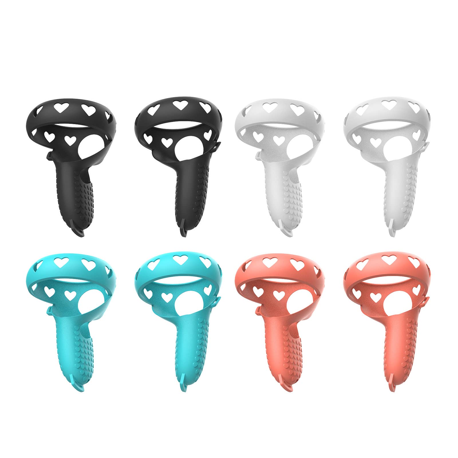 LeeCAE Silicone Grip Cover Silica Gel Protection Sleever Sweat-Proof Handle Grip Case Protector VR Accessory Compatible with Quest 2