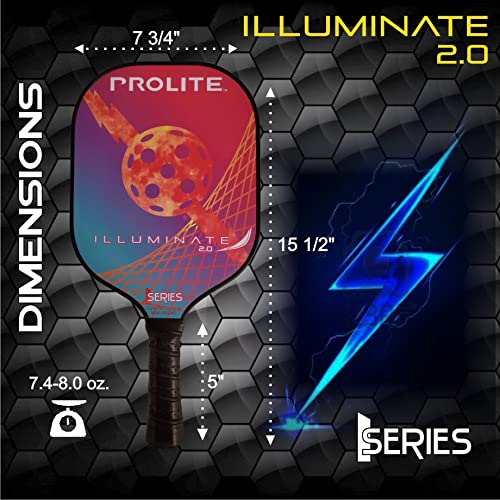 Illuminate 2.0 Pickleball Paddle - Blue