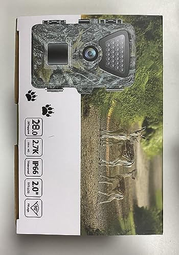 MAXDONE Trail Camera Hunting Camera Game - 1520P 28MP Trail Camera with Night Vision Motion Activated Waterproof IP66 Trail Cam 0.2s Trigger Time with 850nm Game Cameras and 2β LCD Wildlife Camera