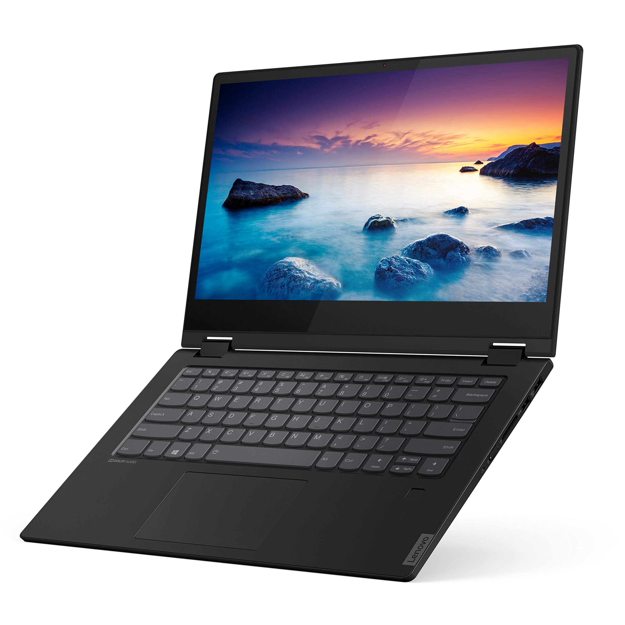 Lenovo Flex 14 2-in-1 Convertible Laptop, 14 Inch FHD, Touchscreen, AMD Ryzen 5 3500U Processor, Radeon Vega 8 Graphics, 8GB DDR4 RAM, 256GB NVMe SSD, Win 10, Black, Pen Included (Renewed)