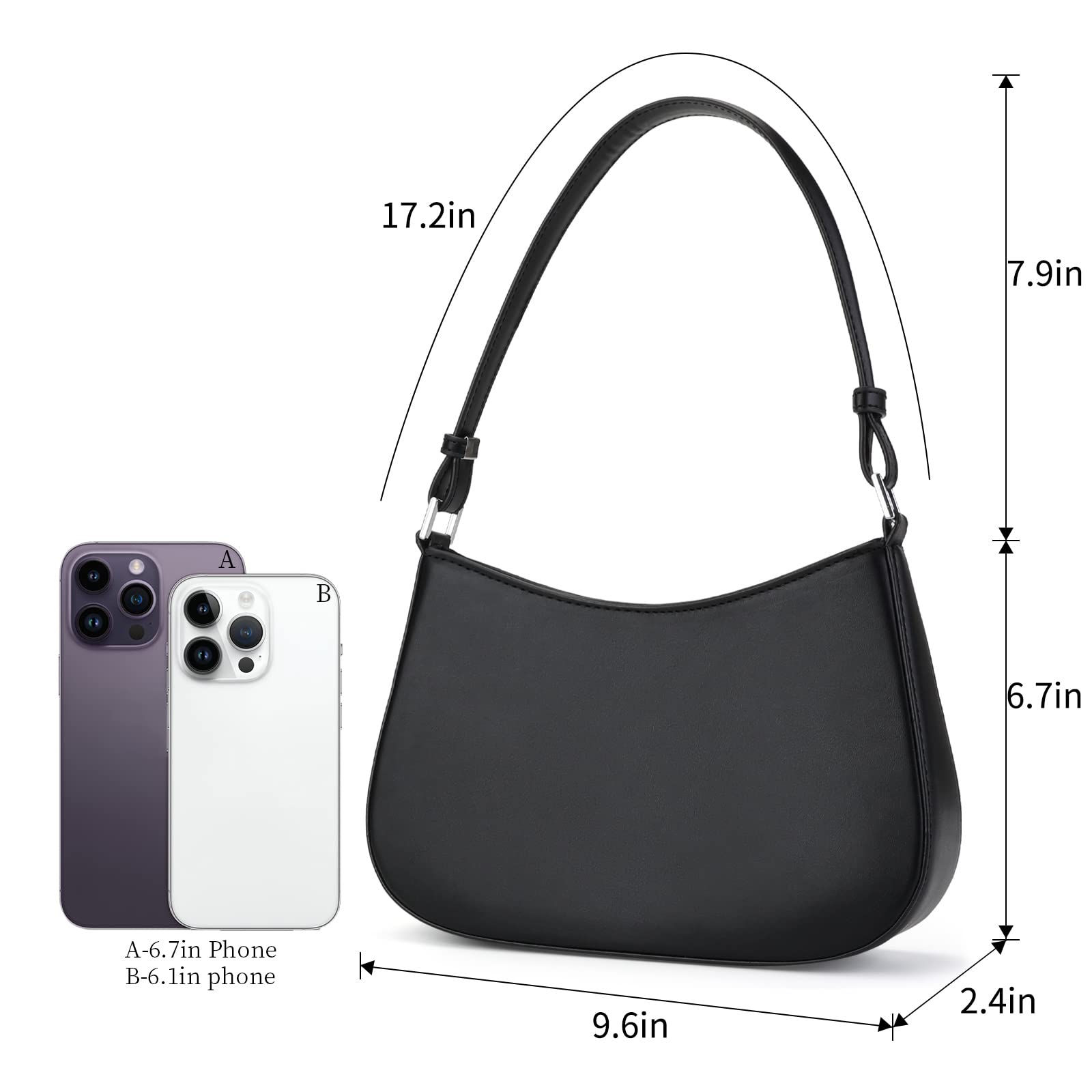 MAXWISE Women Shoulder Bag Purse Handbag Crossbody Clutch Purses For Women