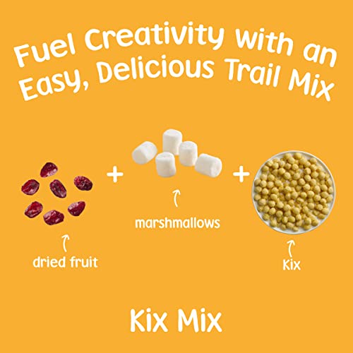 Kix Whole Grain Breakfast Cereal, Crispy Corn Cereal Puffs, Family Size, 18 oz