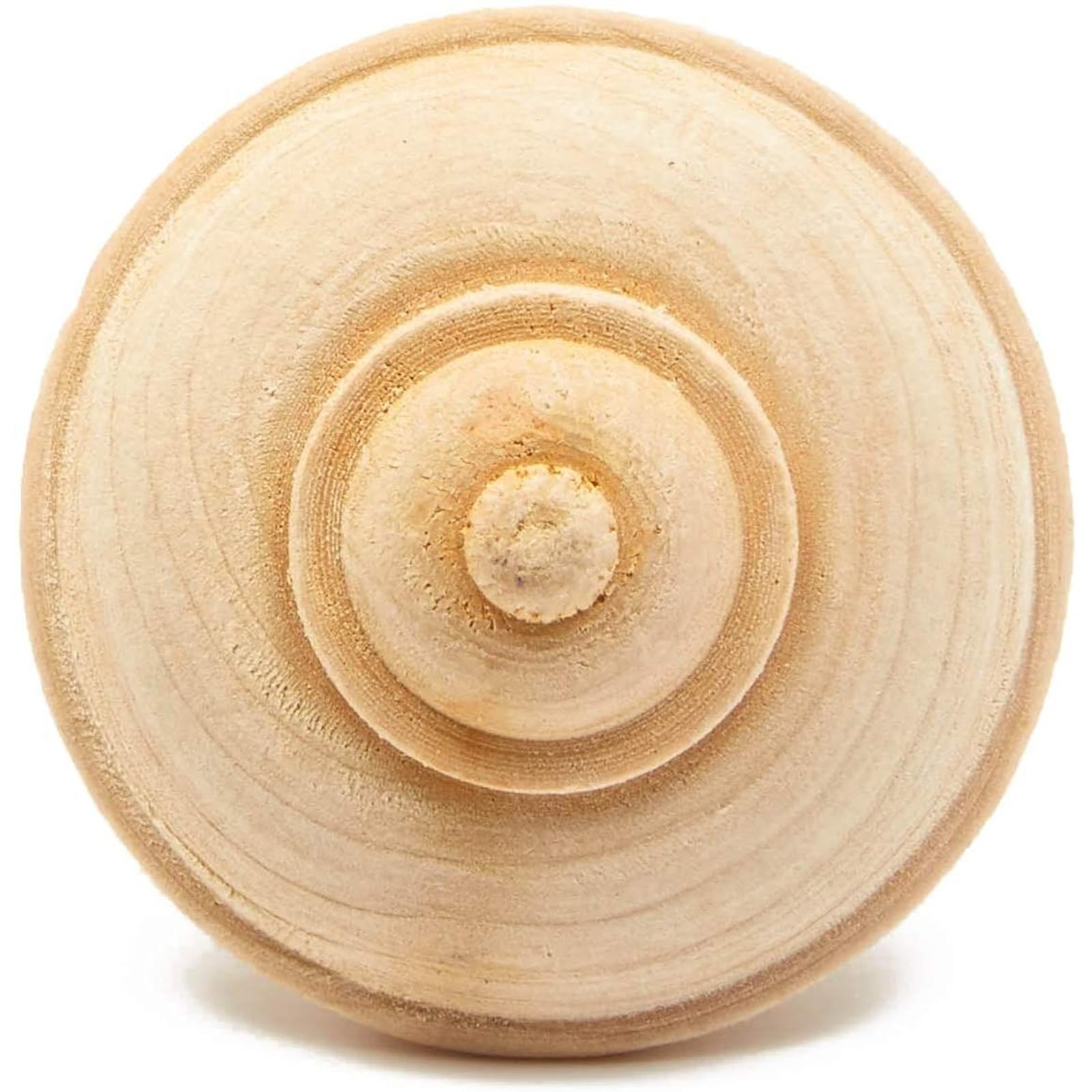 Juvale Unfinished Wooden Spinning Tops for Kids Crafts and Party Favors (12 Pack)