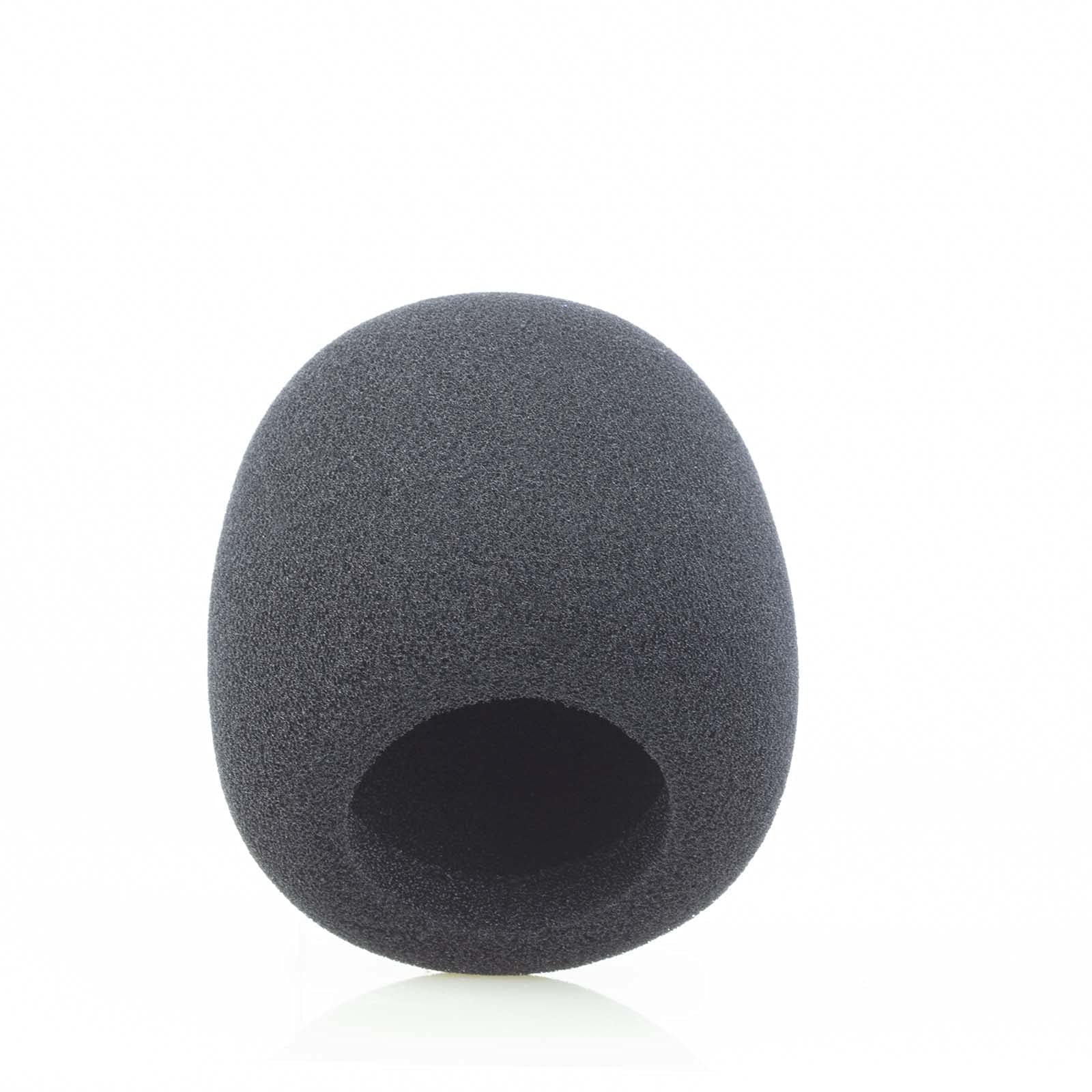 LEFXMOPHY SM58 Windscreen, Mic Foam Replacement for Shure SM58 SM48 Vocal Microphone Pop Filter, Black Noise-cancellation Windsock Cover 3-pack