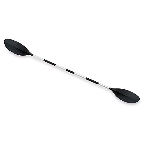 INTEX 69629E 86" Kayak Paddle: Ribbed Spoon Shaped Blades ā Durable Lightweight Shaft ā Comfortable Grips ā 3-Position Feather Adjustability ā TUV RL Approved