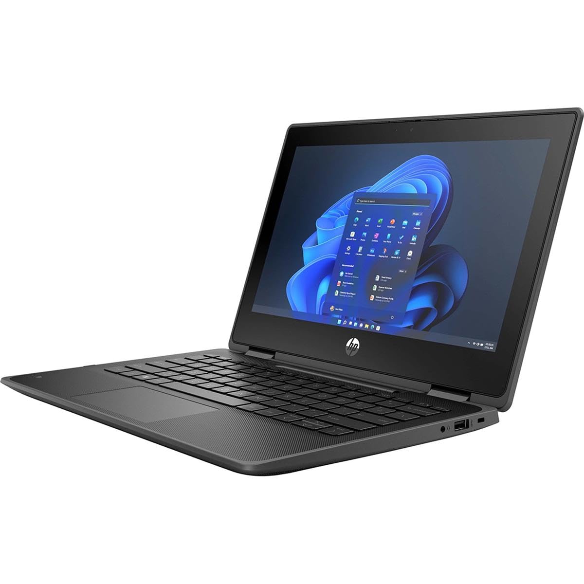 HP ProBook x360 11.6" Touchscreen Convertible 2 in 1 Notebook - HD - 1366 x 768 - Intel Pentium N6000 Quad-core (4 Core) - 8 GB Total RAM - 256 GB SSD - Windows 11 Pro - Intel UHD Graphics - Brig